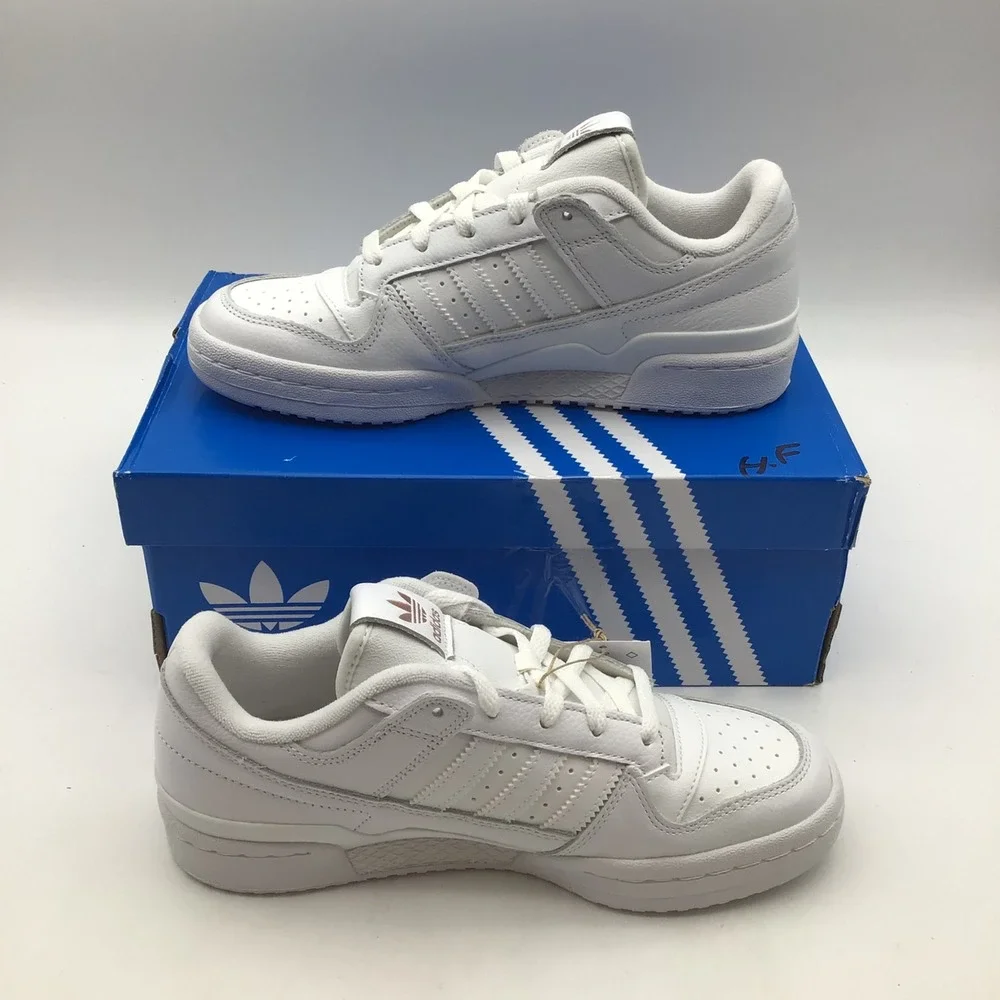 adidas | Shoes | Adidas Forum Low Cl W White Rose Gold Casual Sneakers ...